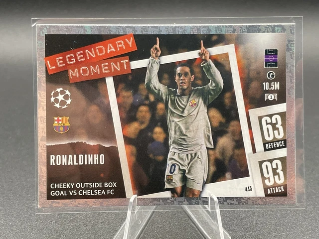 LEGENDARY MOMENT RONALDINHO Match Attax 2023/2024 Barcelona 23/24 # 445 ... LEGENDARY MOMENT RONALDINHO Match Attax 2023/2024 Barcelona 23/24 # 445 ...