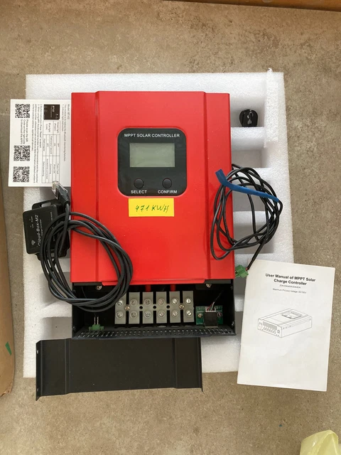 VEVOR ESMART 3 MPPT Solar Laderegler Charge Controller 60A 12/24/36/48V ...