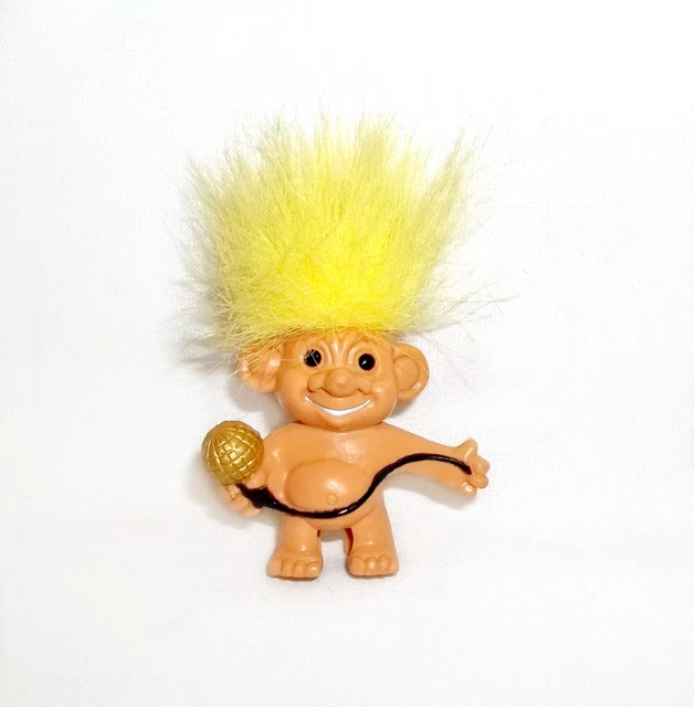 VINTAGE WEETOS TROLL Doll, Singer, Yellow Hair 1990s £2.50 - PicClick UK
