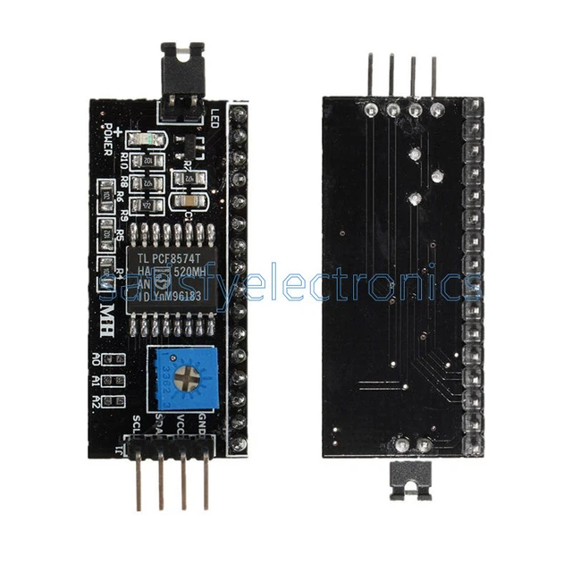 IIC/I2C/TWI/SPI SERIAL INTERFACE Board Module Port for Arduino 1602LCD ...