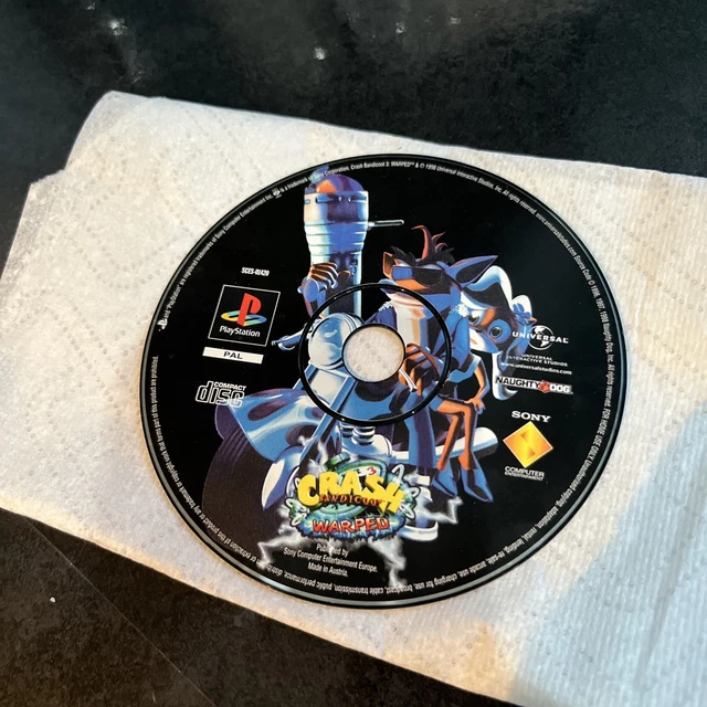 CRASH BANDICOOT 3 Warped - PS1 - PAL - Disc Only - Tested and Working £ ...