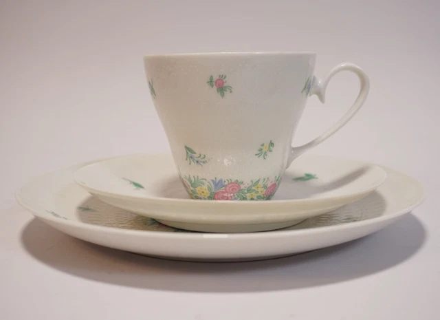 ROSENTHAL STUDIO-LINIE PORZELLAN Kaffee-Gedeck 3-teilig Romanze bunt Blumendekor EUR 24,99 ...