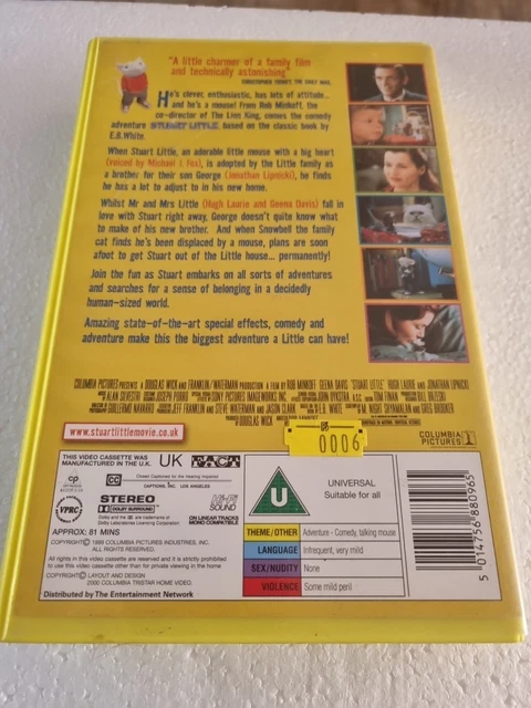 STUART LITTLE BIG Box VHS £2.31 - PicClick UK