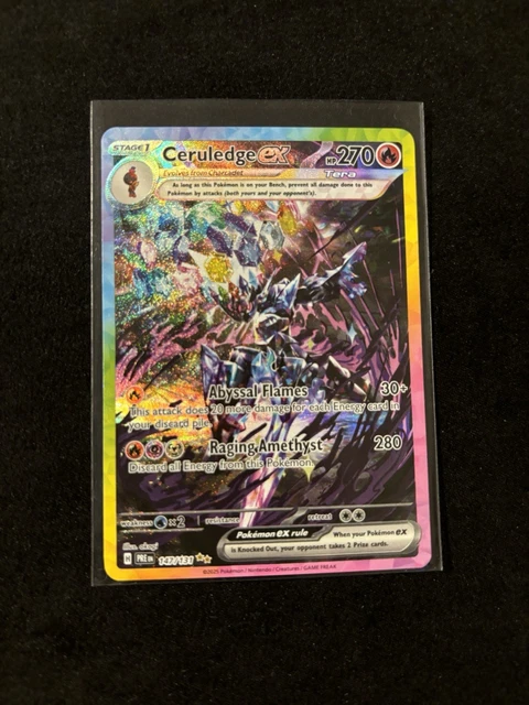 POKEMON TCG PRISMATIC Evolutions #147/131 Ceruledge ex Special ...