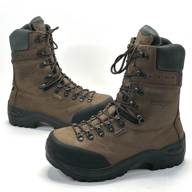 KENETREK LINEMAN EXTREME NON-INSULATED STEEL TOE Boots Mens Size 10 W ...