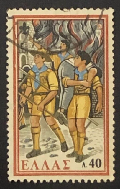 1960 GREECE 50TH Anniversary Of Greek Boy Scout Movement 40L $3.59 ...