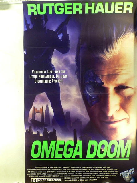 OMEGA DOOM - Rutger Hauer - Shannon Whirry - Videoposter A1 84x60cm ...