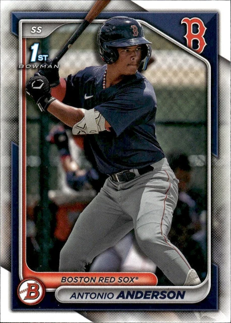 2024 BOWMAN #BP-20 Antonio Anderson Prospects Boston Red Sox Baseball ...