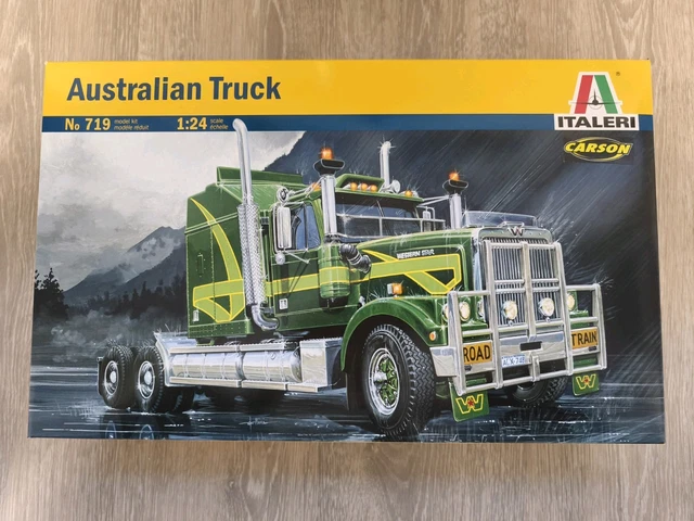 ITALERI 719 LKW Truck Australischer Truck Road Train M1:24 Model Kit ...