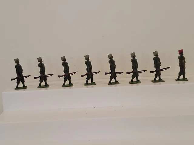 BRITAINS TOY SOLDIERS Set #1892 Indian Paris Office Rare Lead Dimestore ...