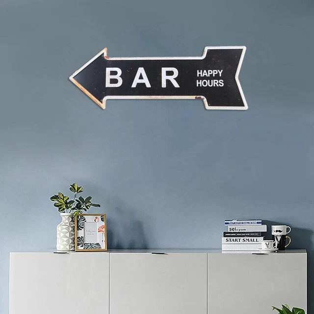 SIGNE DE LA Barre Ouvert Plaque Indicatrice Pour Happy Hour EUR 10,79 ...