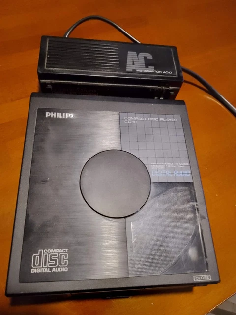 LETTORE CD VINTAGE Philips Cd 10 16 Bit EUR 280,00 - PicClick IT