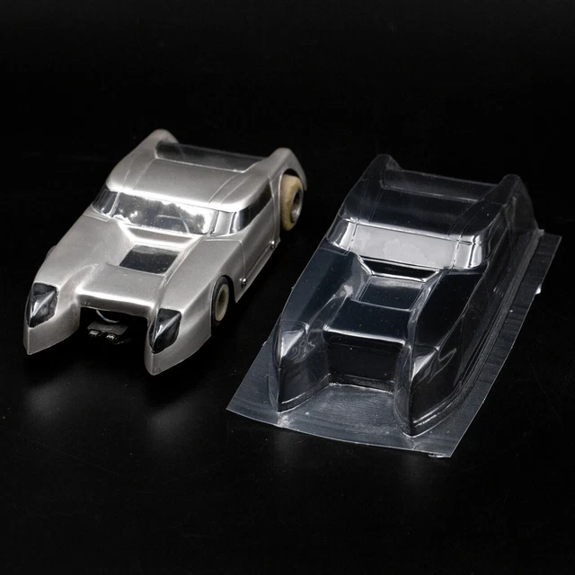 SLOT CAR CLEAR Body OSI Bisiluro 1:24 Replica UNICAR '60 Trasparente ...