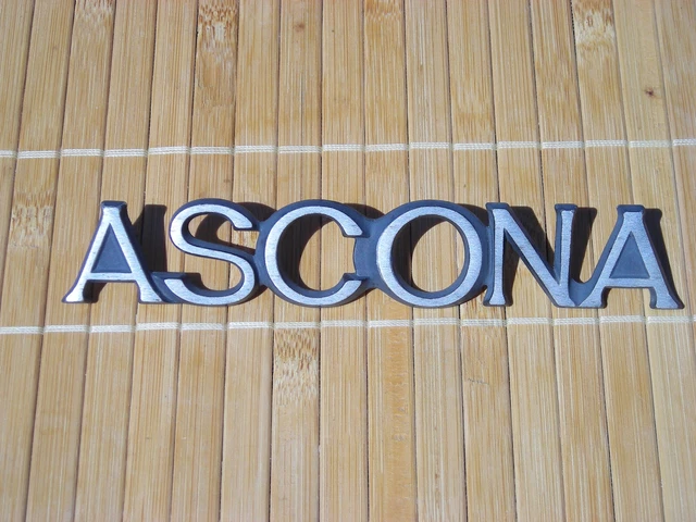 OPEL ASCONA A - Schriftzug/Emblem/Logo ASCONA Heckdeckel/Heckklappe ...