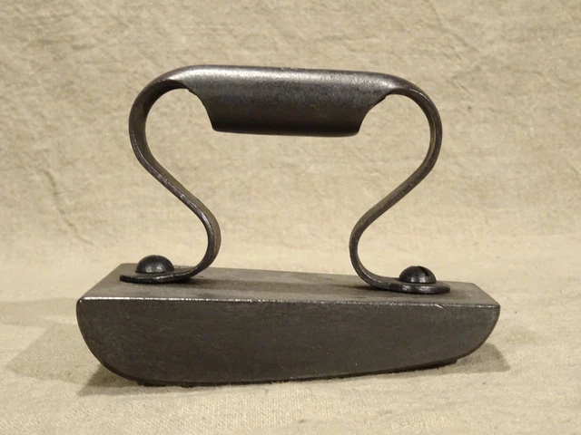 ANCIEN FER À repasser à glacer CF ancre Camion Frères EUR 8,00 ...