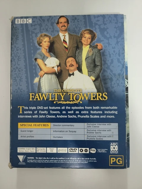 THE COMPLETE FAWLTY Towers - Box Set All Discs Included Region 4 BBC ...