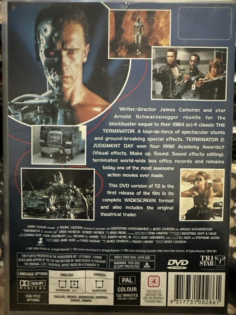 TERMINATOR 2-JUDGMENT DAY (DVD, 1991) $1.00 - PicClick AU