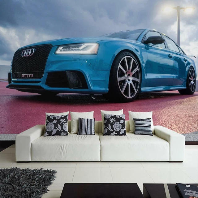 PHOTO WALL PAPER Vlies And Paper Wallpaper for Living Room Sports Car ...