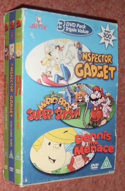 INSPECTOR GADGET/DENNIS THE Menace/Super Mario Brother Super Show DVD 5 ...