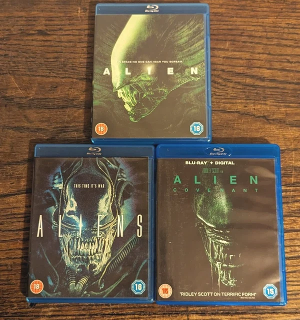 ALIEN BLU RAY Collection: ALIEN / ALIENS / ALIEN COVENANT EUR 14,88 ...