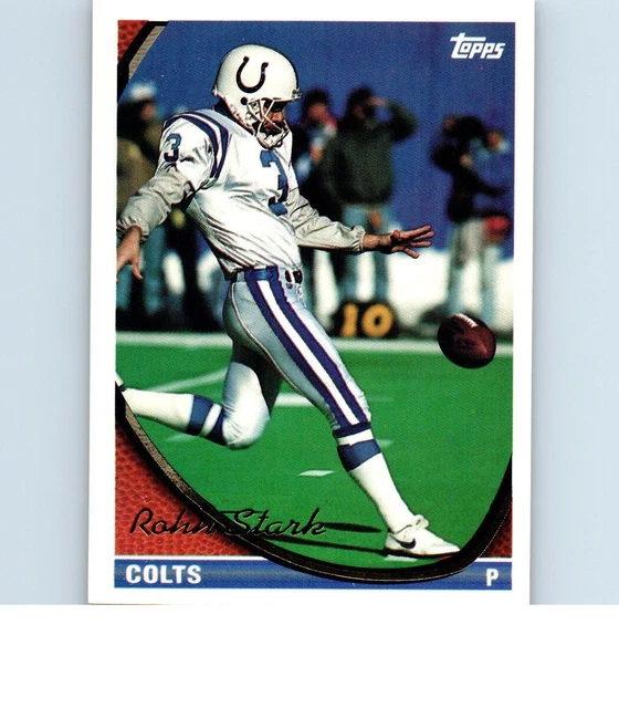CARTE À COLLECTIONNER football Rohn Stark 135 Colts 1994 Topps NFL EUR ...