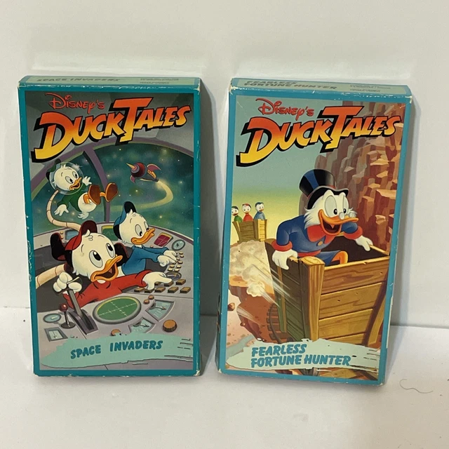 BANDES VHS DISNEY'S Duck Tales magnétoscope (Space Invaders, Fearless ...