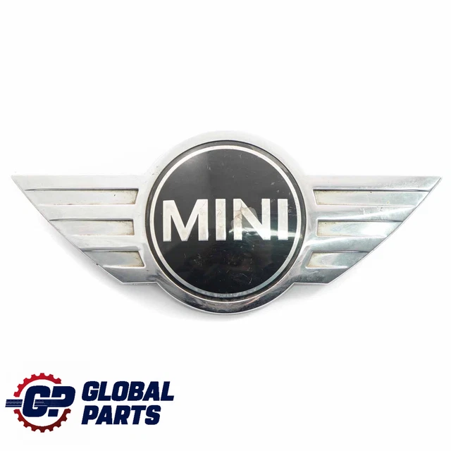 MINI COOPER ONE R50 R53 R56 R57 Logo Placca del Bagagliaio Cromato EUR ...