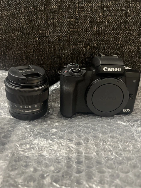 CANON - EOS M50 Mark II Mirrorless Camera With EF-M15-45mm F/3.5-6.3 IS ...