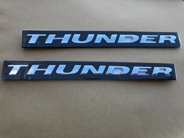 COMMODORE VY VZ Ss Ute Thunder Badge Set For Side Or Tailgate Holden 1/ ...