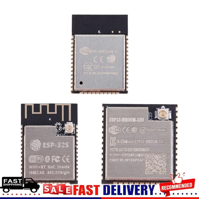 WIRELESS ESP-WROOM-32 MODULE 150 Mbps Module Hall Sensor for Smart ...