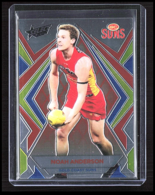 AFL 2024 SELECT Luminous Gold Coast Suns Noah Anderson L81 Football CB ...
