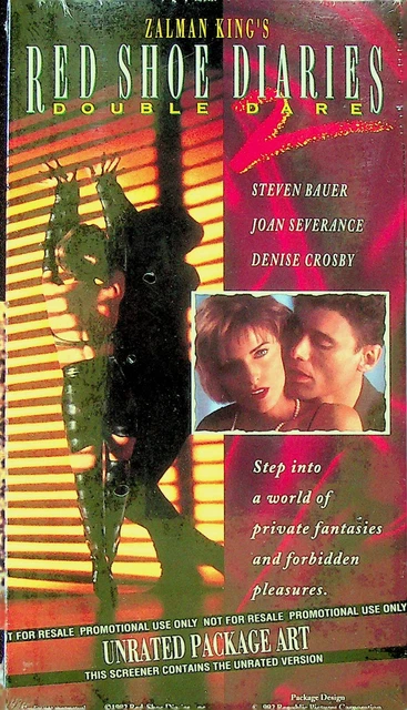 RED SHOE DIARIES 2: Double Dare Promotional Screener VHS Tape - Sealed ...
