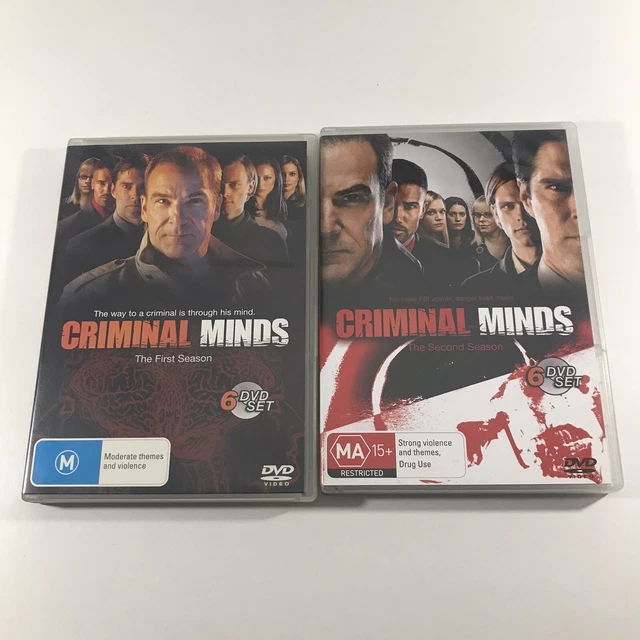 CRIMINAL MINDS SEASONS 1 and 2 DVD Bundle Lot Region 4 PAL Mandy ...