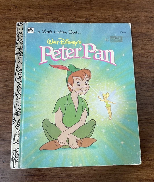 1989 A LITTLE GOLDEN BOOK WALT DISNEY'S Peter Pan, Disney Classics ...