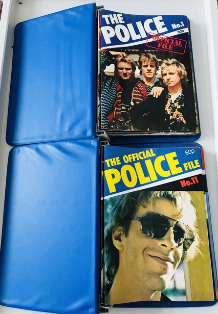 THE POLICE MAGAZINE (The Official Police File Volumes 1-20) (1980-1981 ...