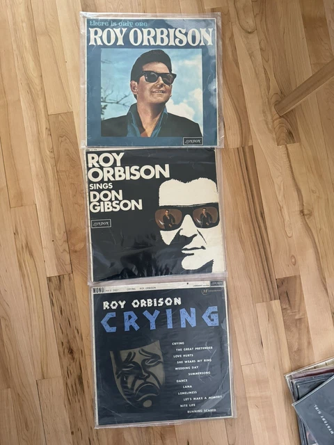 3 ROY ORBISON London 1960’s LPs Crying/Don Gibson/There Is Only One EUR ...