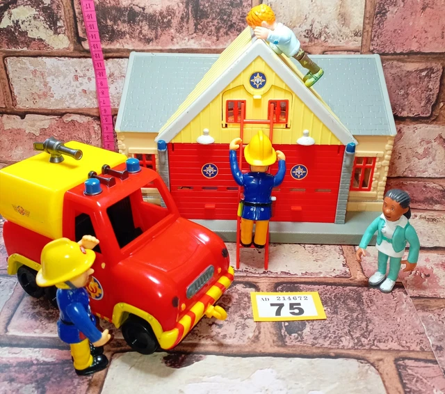 FIREMAN SAM FIRE Station Set, Figures & Venus Vehicle Toy Imaginative ...