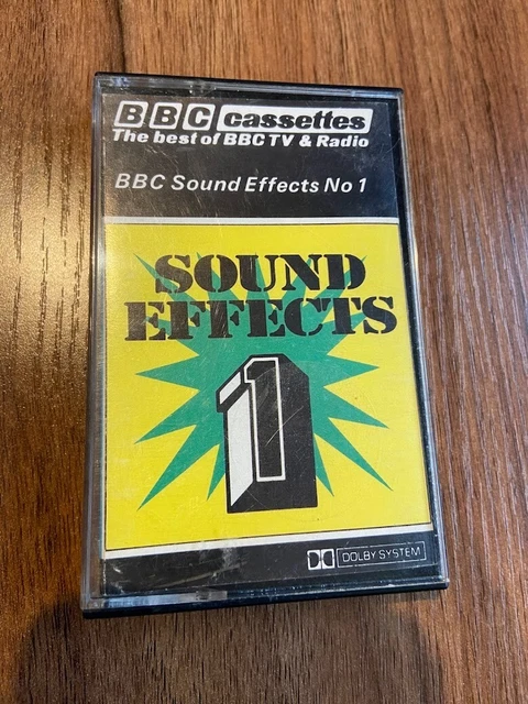 BBC SOUND EFFECTS No 1 (Cassette Tape) Rare Library music £12.99 ...