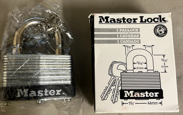 MASTER LOCK 470-500KABRK-197 Breakaway Shackle Padlock Keyed Alike Two ...