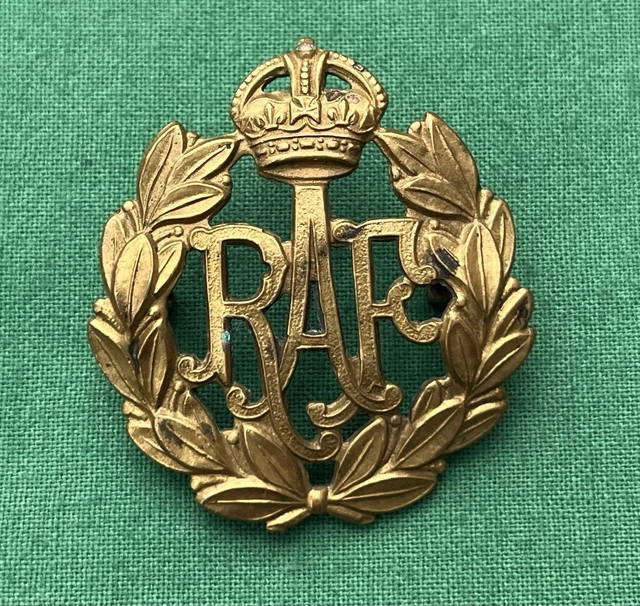 THE ROYAL AIR Force "RAF" ~ Genuine WW2 British Military Cap Badge £9. ...