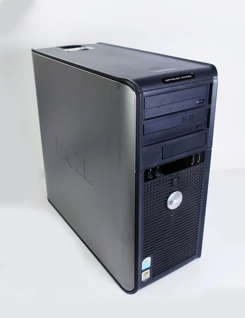 DELL OPTIPLEX GX520 Intel Pentium D 3.40GHz 2GB RAM 500GB HDD RS232 Win ...