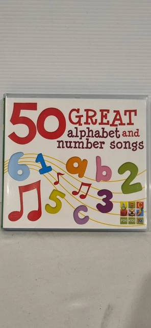 50 GREAT ALPHABET And Number Songs - CD Like New ABC Kids Music $14.99 ...