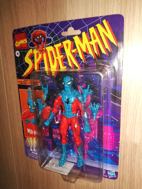 WEB-MAN MARVEL LEGENDS Retro Spider-Man TV Animated 90's Action Figure ...