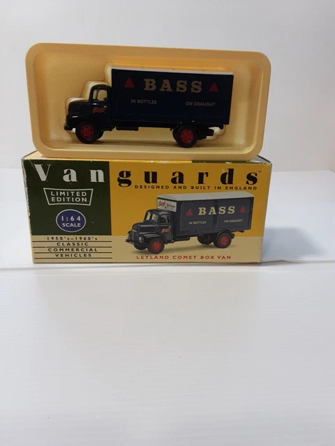 LLEDO VANGUARDS VA18002 Leyland Comet Box Van Bass Diecast Model 1:64 £ ...