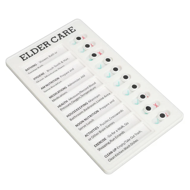 SLIDING CHECKLIST BOARD Sliding Chore Chart Removable Multifunctional ...