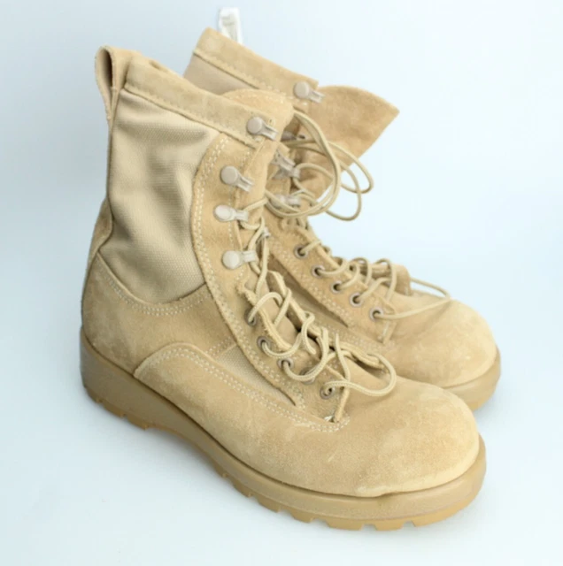 BATES US ARMY Military Desert Tan Gore-Tex Combat Boots Men's 6 W Women ...