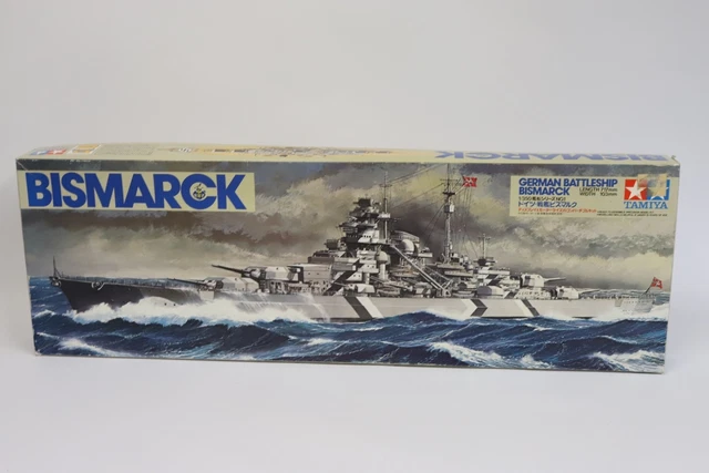 TAMIYA 78001 1:35 Scale Bismarck German Battleship Plastic Model Kit £0 ...