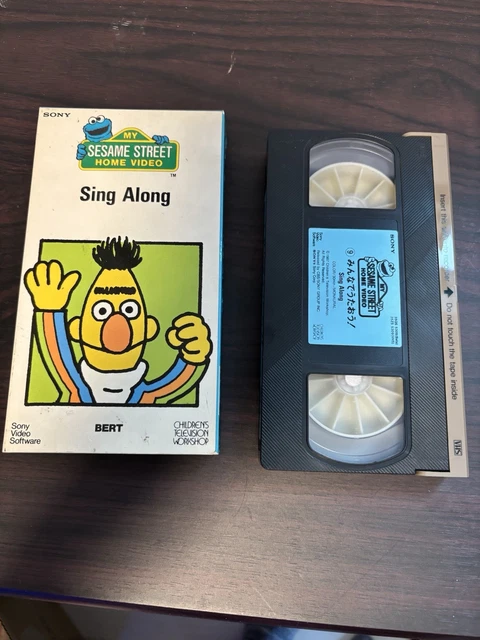 SESAME STREET SING Along VHS Japanese Case (Video Is In English) 1987 ...