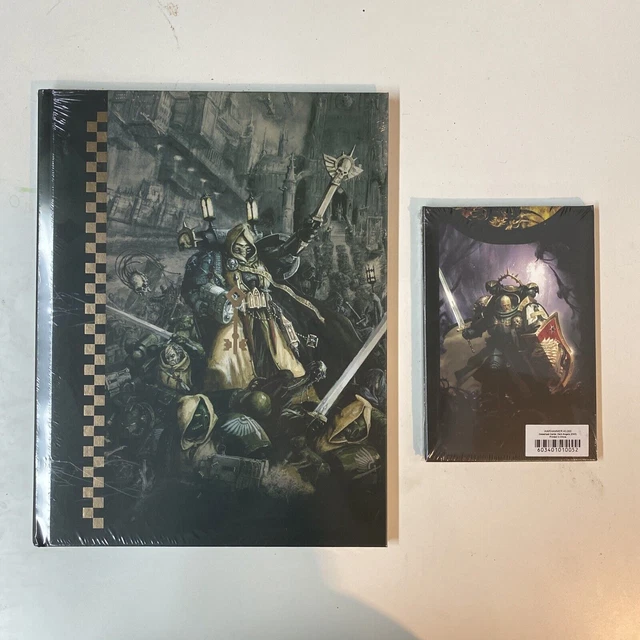 WARHAMMER 40K DARK Angels Limited Edition Codex & Data Sheet Cards 10th ...