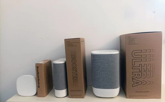 VODAFONE ULTRA HUB 6E + Super Wifi 6E Booster + 4G Broadband Backup £ ...